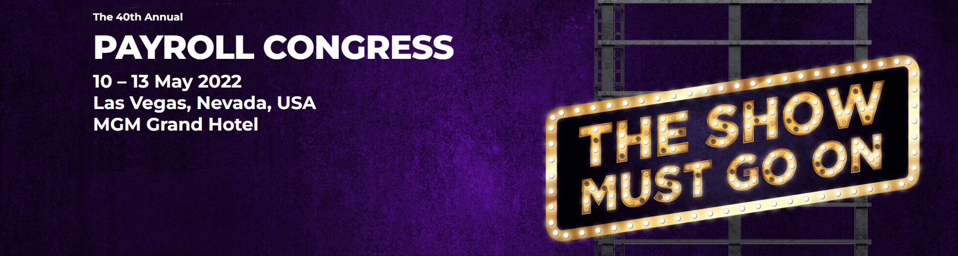 40th Payroll Congress 2022 - PayrollOrg - Jowdy.com/cart